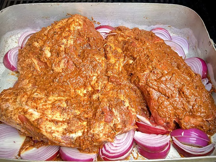 Tender Smoked Lamb Leg with Harissa Rub - Food to Share